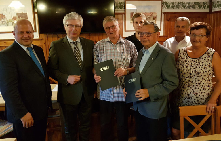Ehrungen für 40 Jahre Mitgliedschaft bei der CSU Kemmern – Nachrichten ...