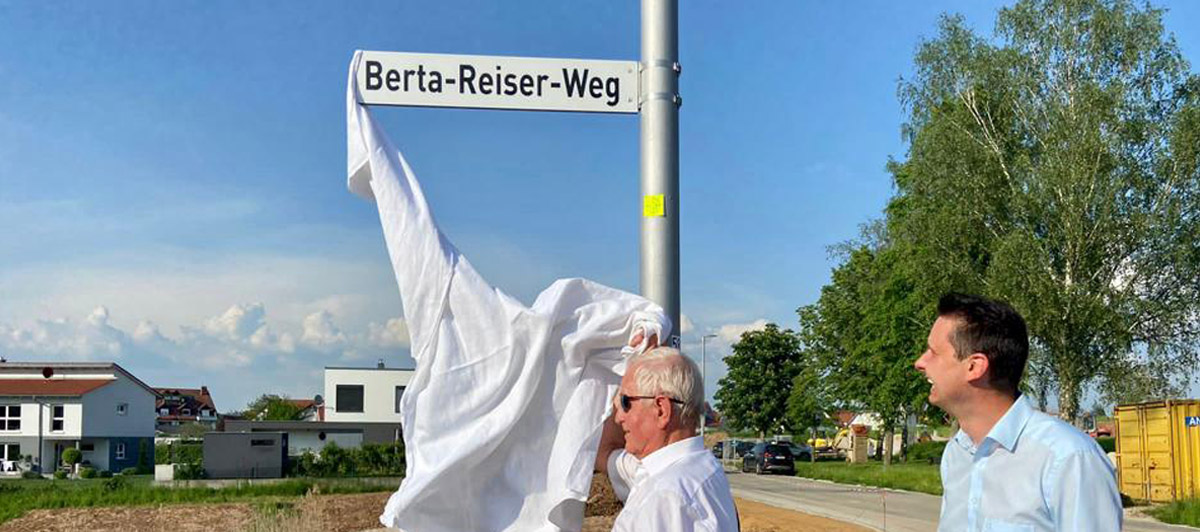 Straße und Ausstellung zu Ehren von Berta Reiser – Nachrichten am Ort